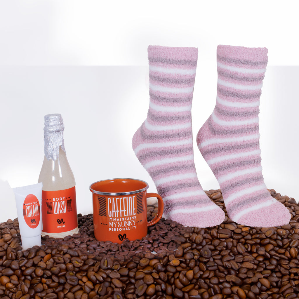 Campfire Mug Gift Set with Vanilla Infused Socks: Coffee is My Love La ...